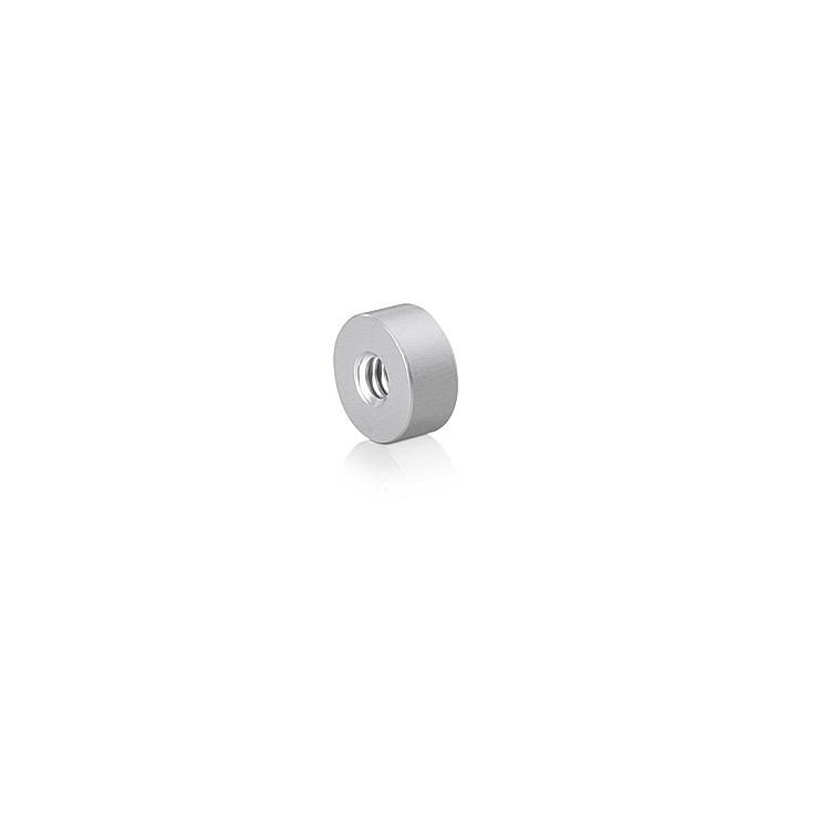 10-24 Threaded Caps Diameter: 1/2'', Height: 1/4'', Clear Anodized ...