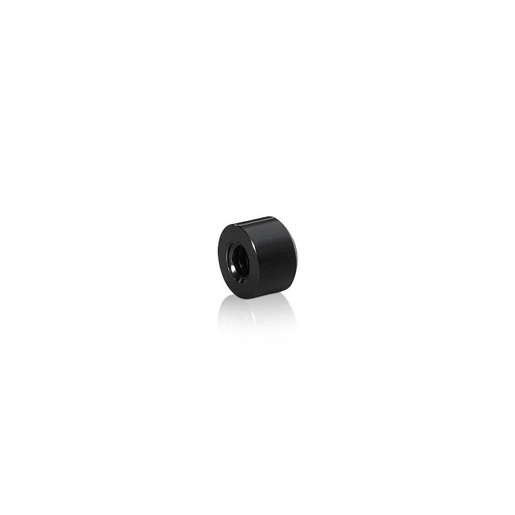 10-24 Threaded Caps Diameter: 3/8'', Height: 1/4'', Black Anodized ...